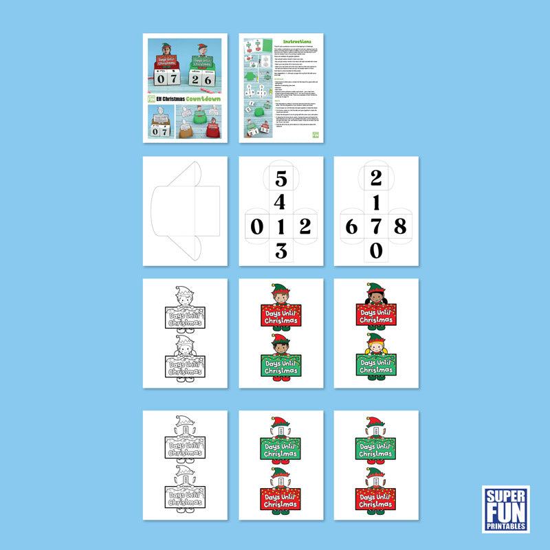 Elf Cube Countdown – The Craft Train Shop