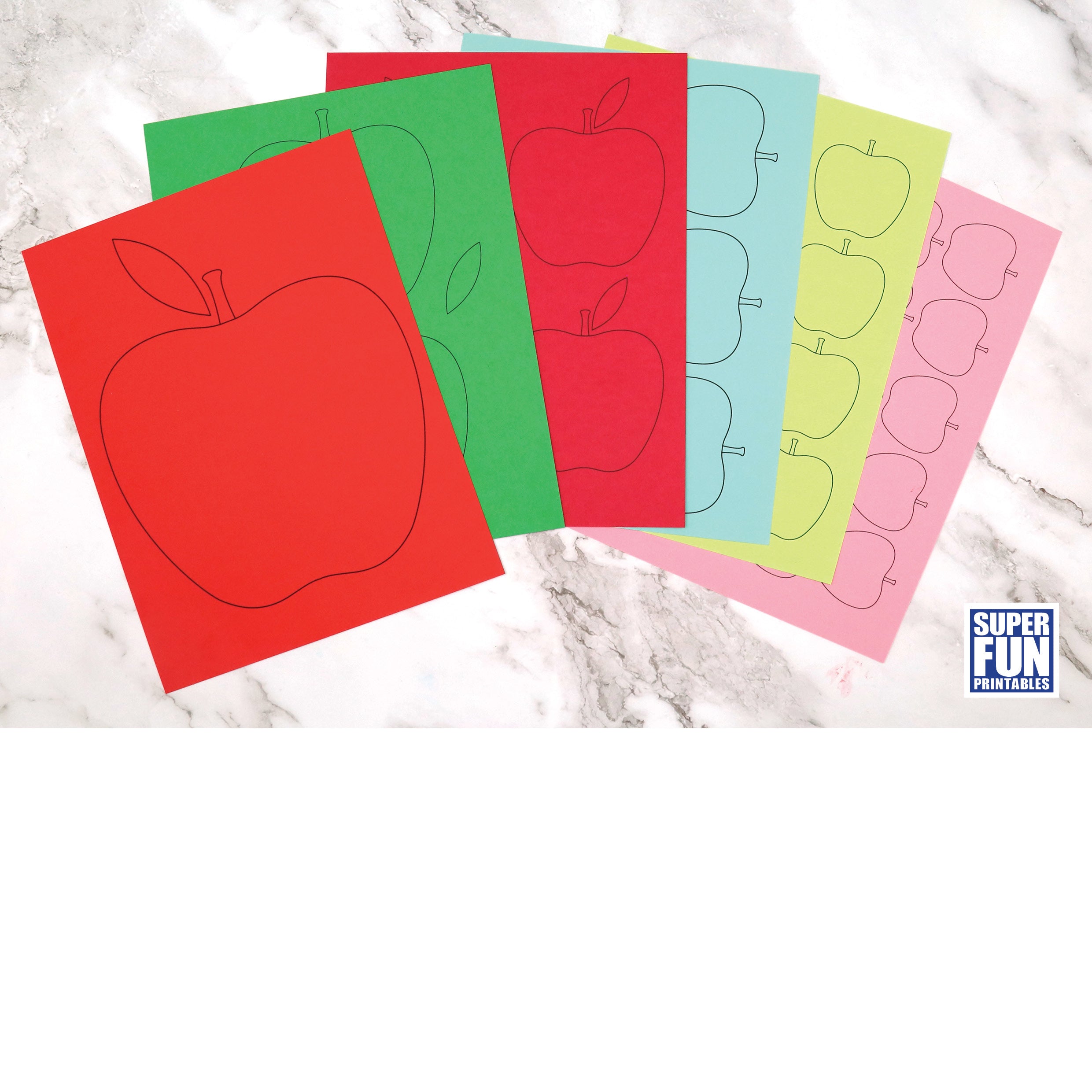 Apple Templates Open Ended – The Craft Train Shop
