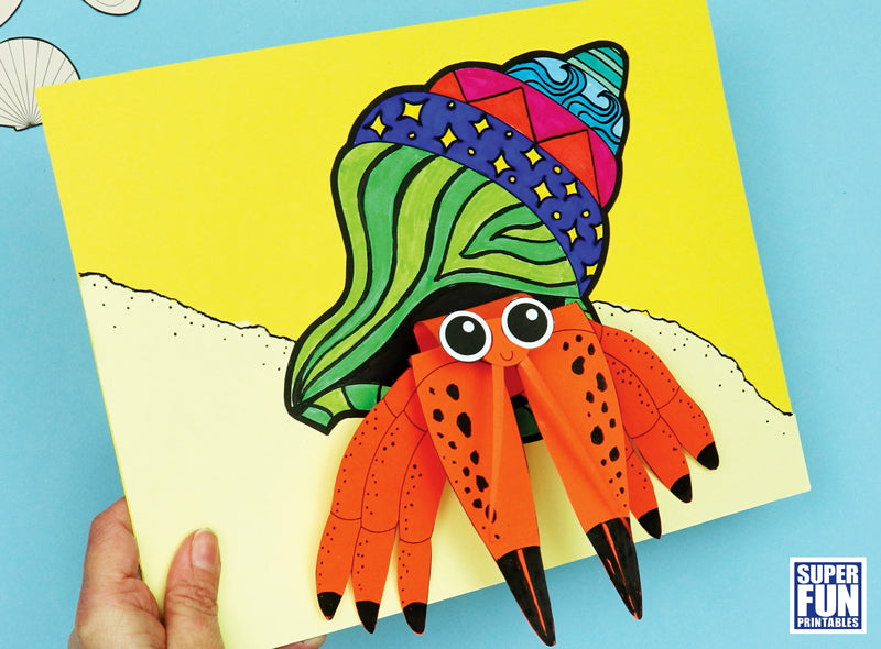 3D Hermit Crab Craft – The Craft Train Shop