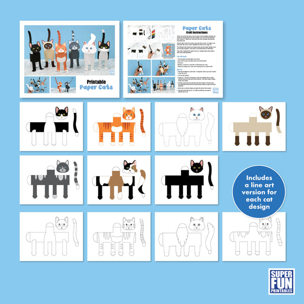 Paper Cats – The Craft Train Shop