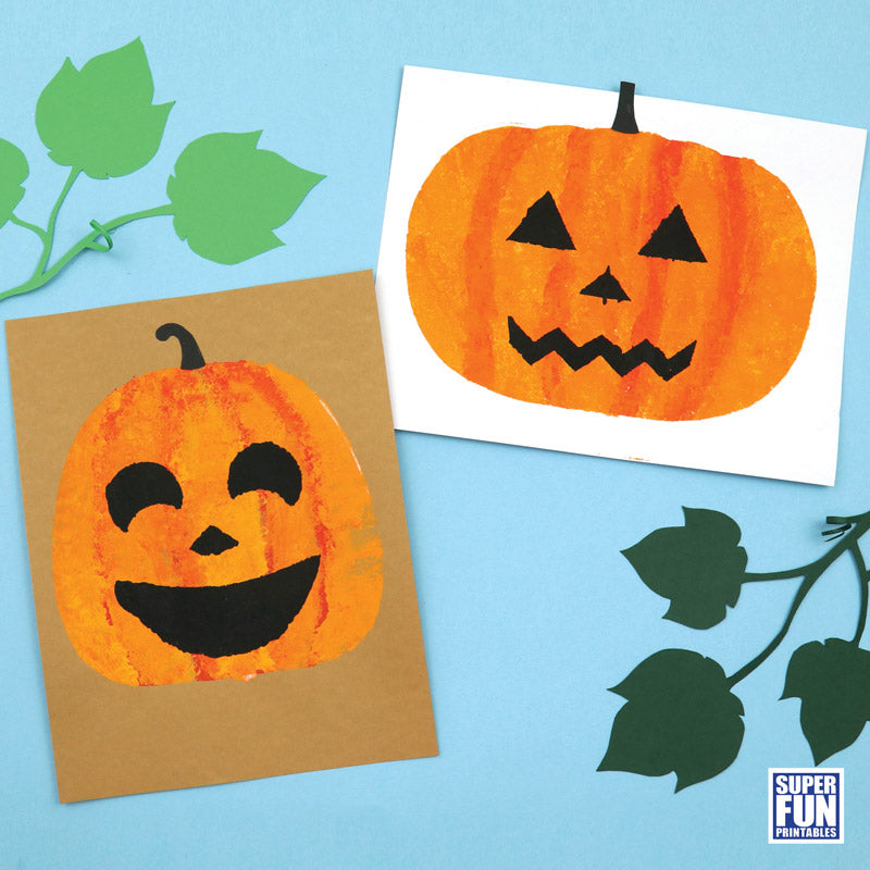 Pumpkin Sponge Painting – The Craft Train Shop