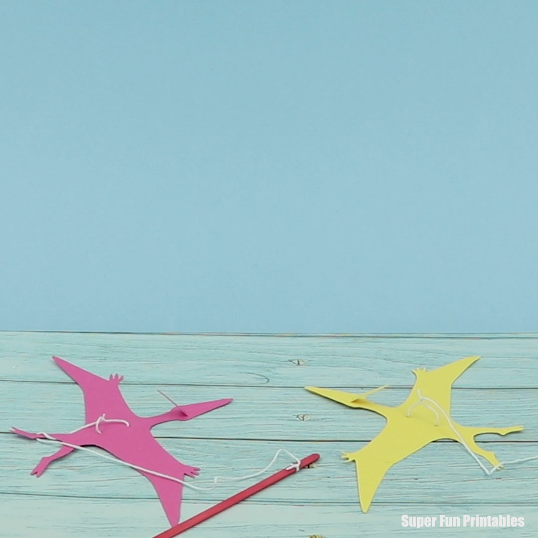 Paper Pterodactyl Puppets – The Craft Train Shop