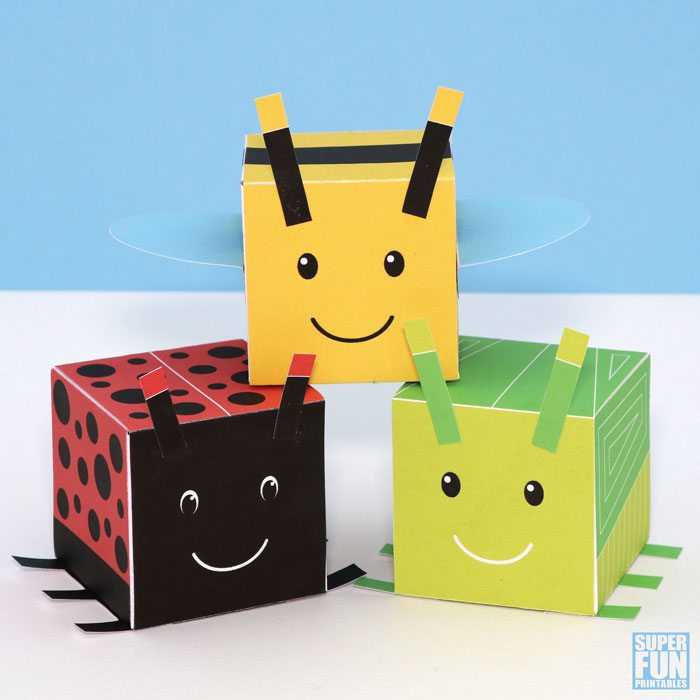 3D cube bugs – The Craft Train Shop
