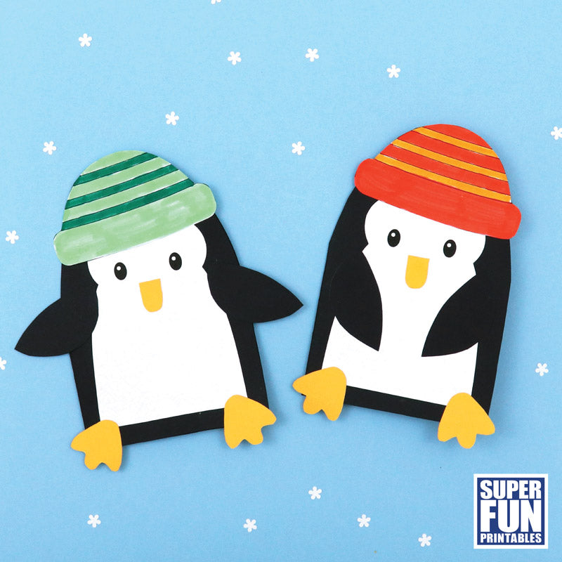 Penguin card – The Craft Train Shop